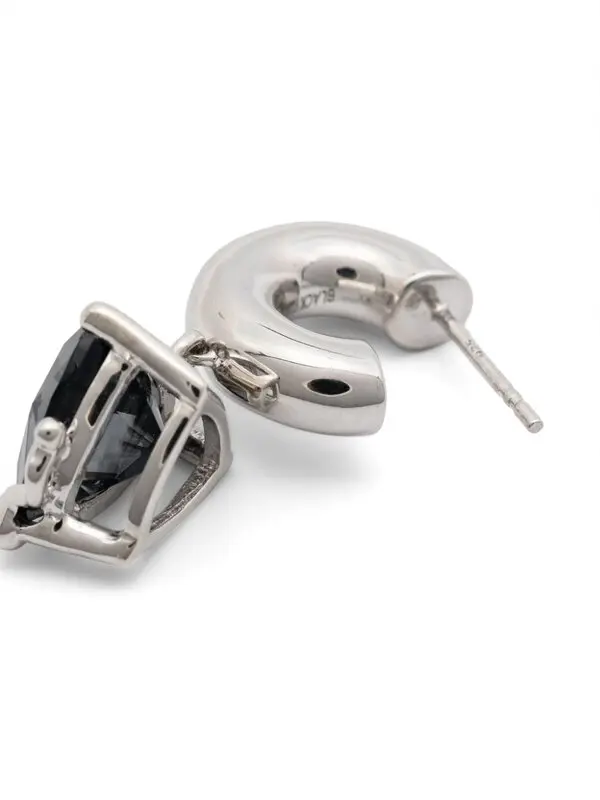 MARIA BLACK Omotesando Ramune Hoop Earrings - Silver
