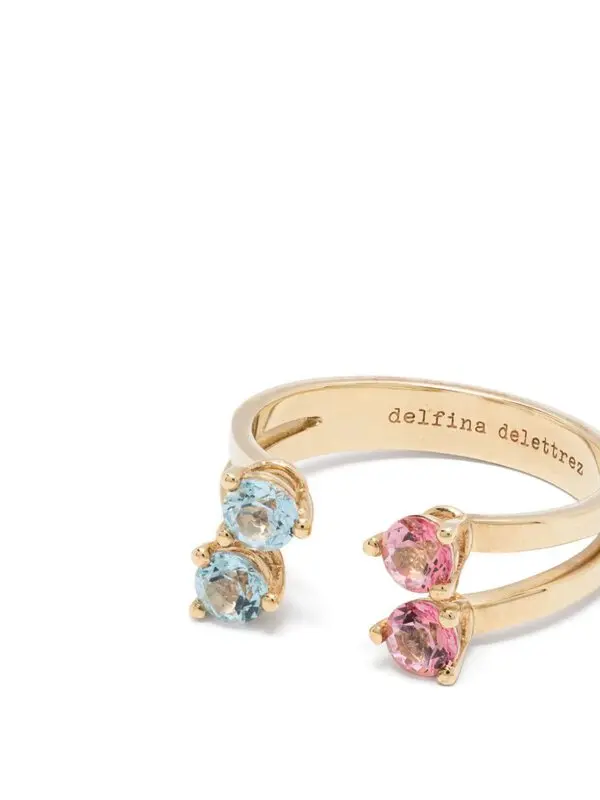 Delfina Delettrez 18kt Yellow Dots Ring