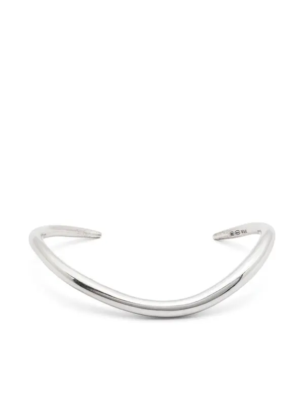 WOUTERS & HENDRIX Sterling Wavy Bangle Bracelet - Silver