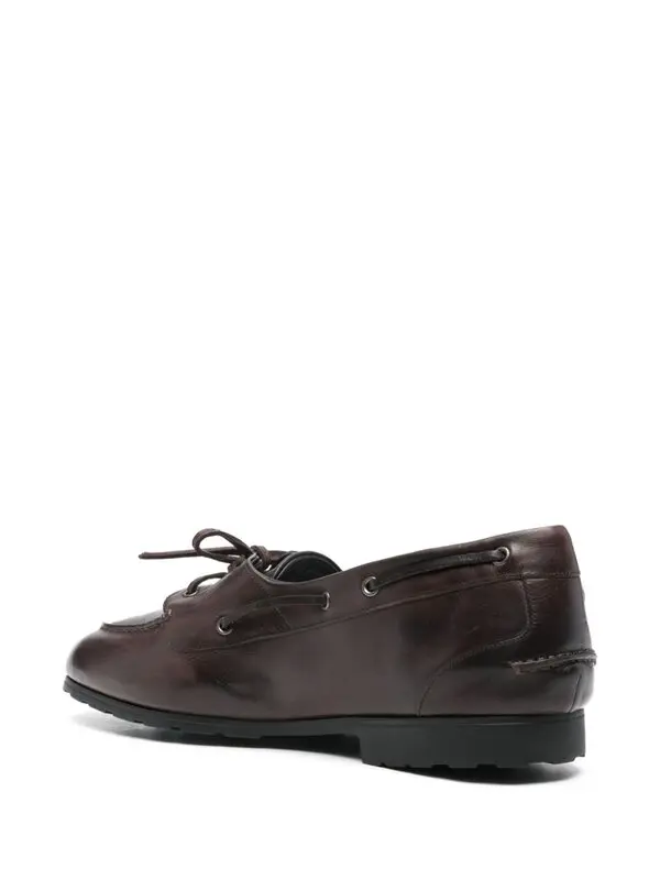 Bally Leather Boat Shoes