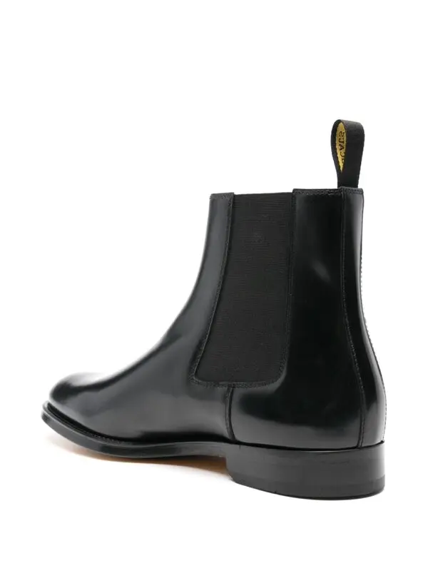 DOUCAL'S Leather Chelsea Boots - Black