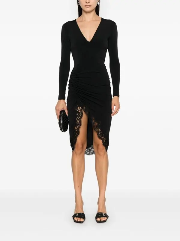 ERMANNO FIRENZE Ruched Midi Dress