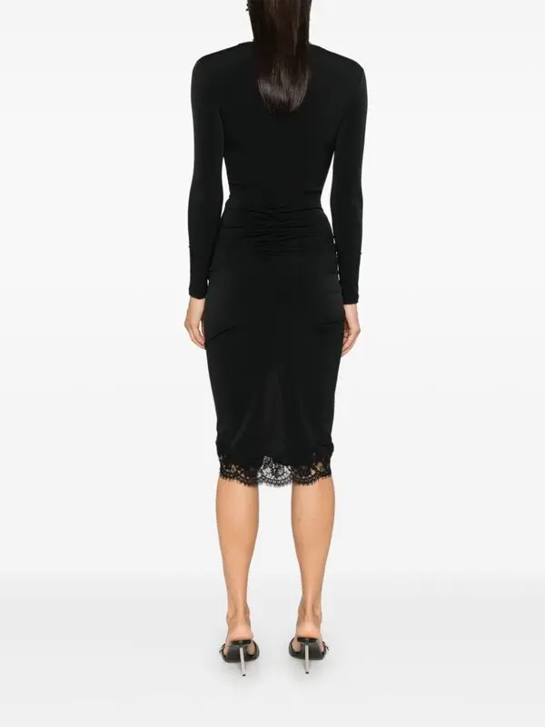 ERMANNO FIRENZE Ruched Midi Dress