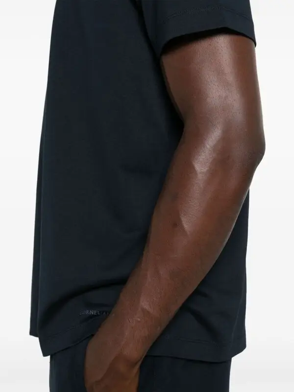 Corneliani Logo-rubberised T-shirt