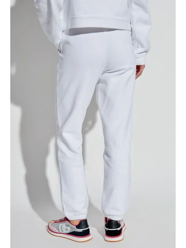 Dolce & Gabbana Logo-embroidered Track Pants - White