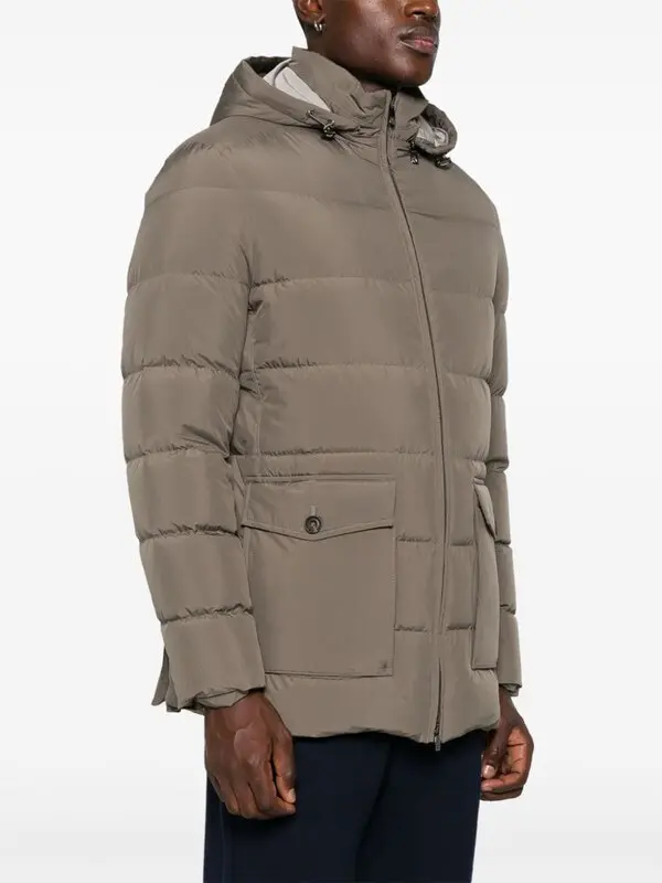 Corneliani Hooded Puffer Jacket