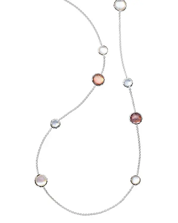 Ippolita Sterling Silver Lollipop Multi Stone Necklace - Multi/silver