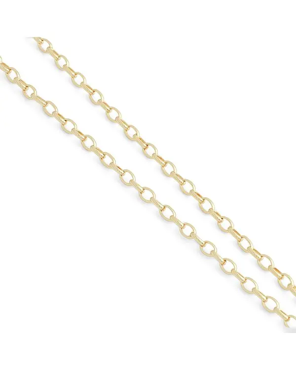 ANABEL ARAM Bamboo Stone Pendant Necklace