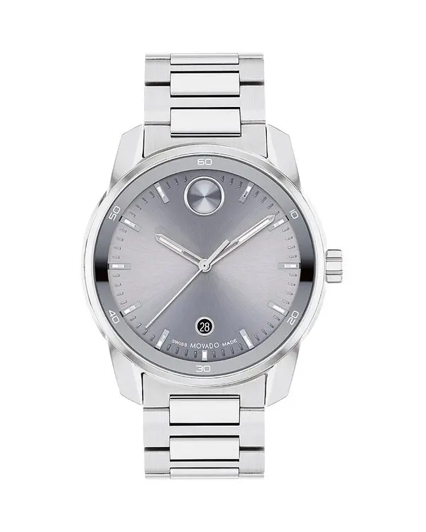 Movado Verso 42mm Watch - Gray/silver