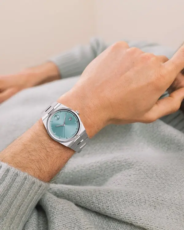 Movado Quest Bracelet Watch - Blue/silver