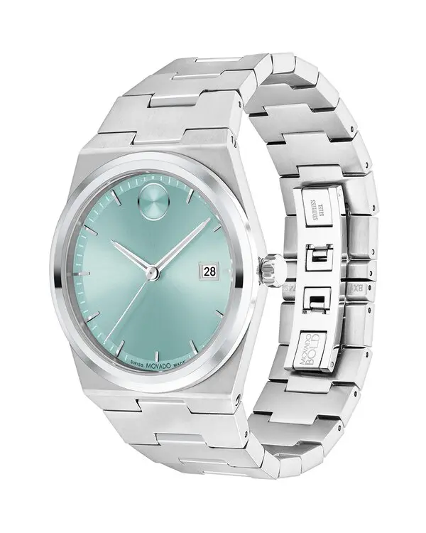 Movado Quest Bracelet Watch - Blue/silver