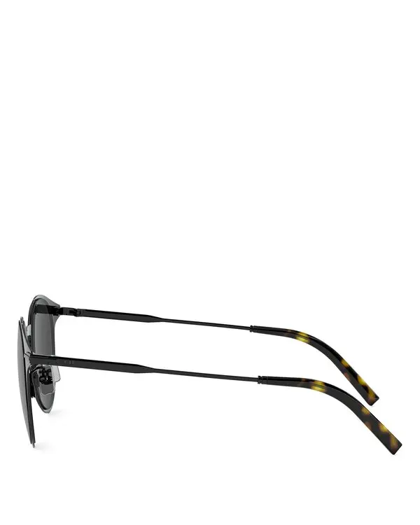 Dior Diorblacksuit R8u Round Sunglasses - Black/Smoke | Editorialist