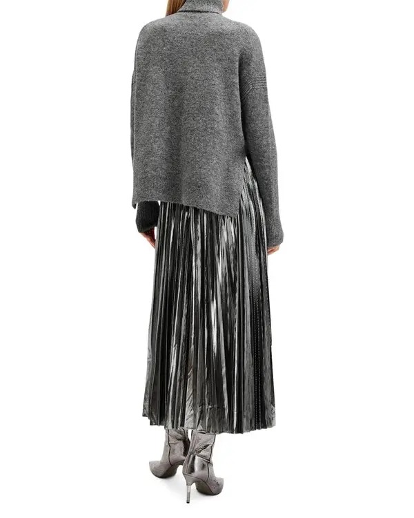 chinese dress ladies Allsaints- Spark 2-In-1 Pleated Maxi Dress – dstore Egypt main image 0