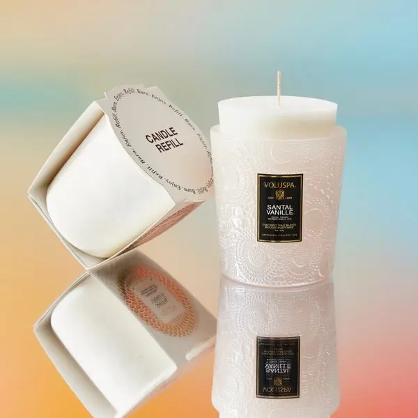 Voluspa Santal Vanille Classic Candle Refill, 9 Oz