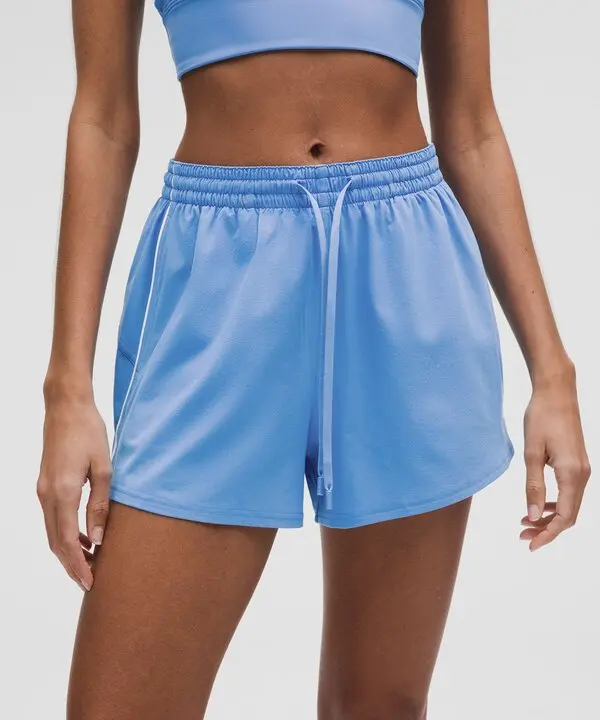 Lululemon Court Rival High-rise Short 3 - Pool Party/white