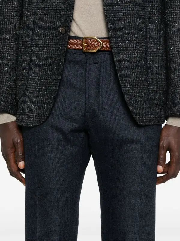 Jacob Cohen Prince Of Wales Check Trousers - Blue