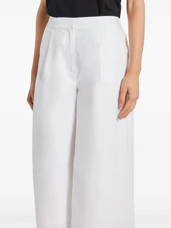 Karl Lagerfeld Embroidered Cropped Trousers