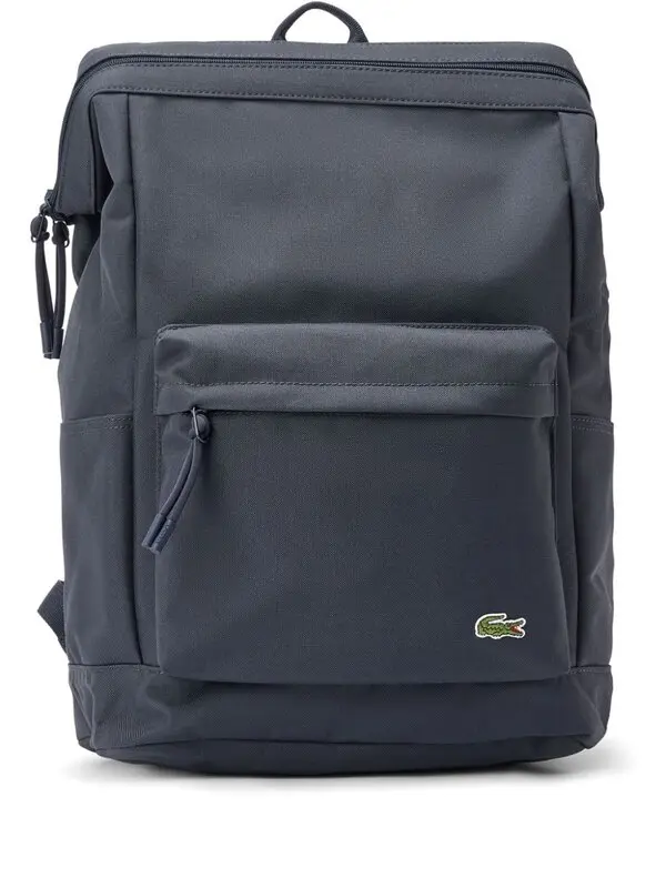Lacoste Logo-patch Backpack - Blue