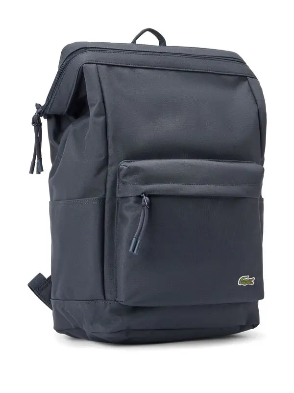 Lacoste Logo-patch Backpack - Blue