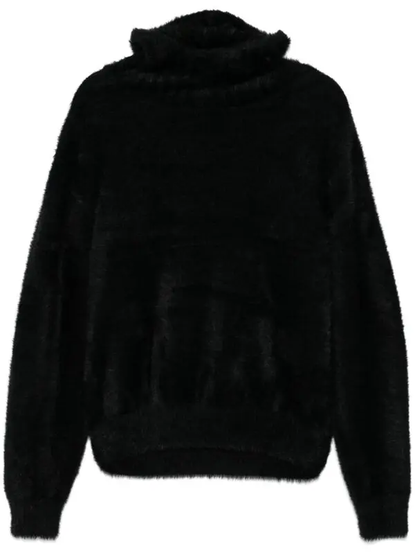 CHARLES JEFFREY Fluffy Ears Balaclava Jumper