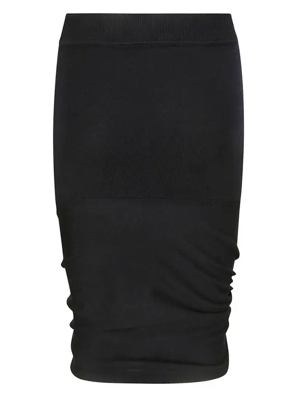 Coperni Logo-patch Wool Midi Skirt