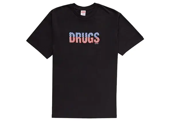 Supreme Drugs Tee Shirt - Black