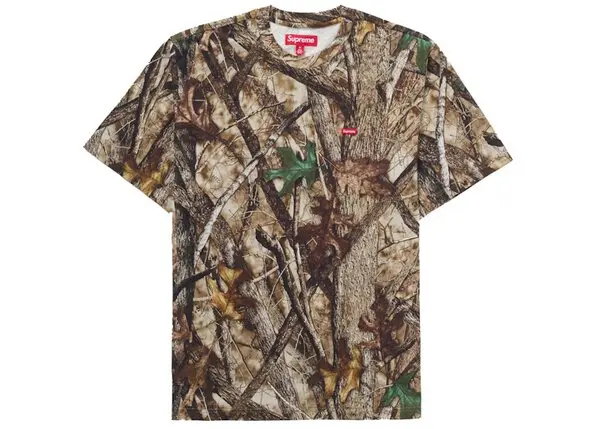 Supreme Small Box Tee Shirt - Truetimber Htc Fall Camo