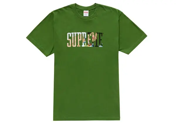 Supreme Tera Patrick Collegiate Tee Shirt - Green