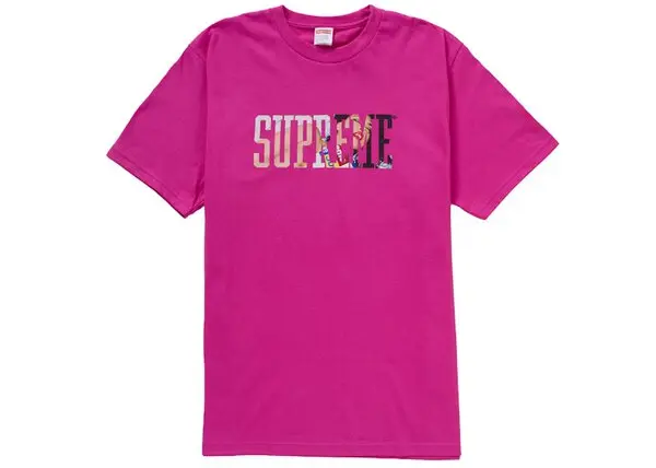 Supreme Tera Patrick Collegiate Tee Shirt - Magenta