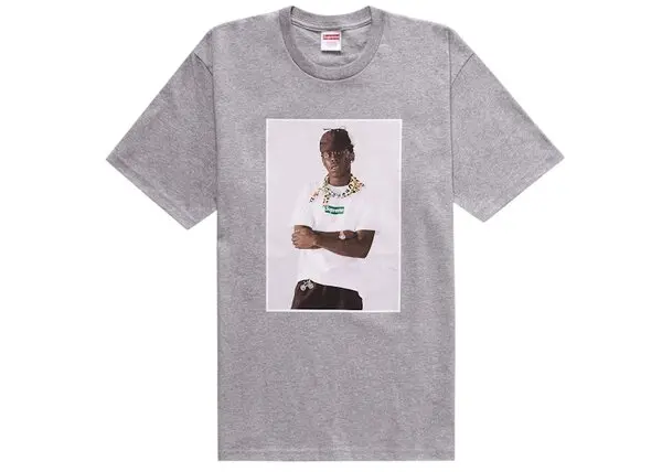 Supreme Tyler The Creator Tee Shirt - Heather Grey