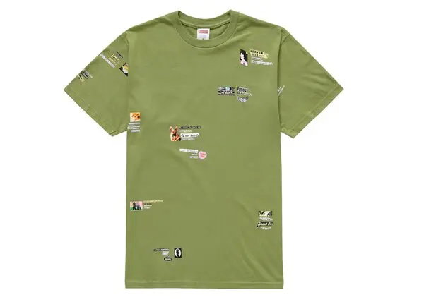 Supreme Upset Tee Shirt - Moss