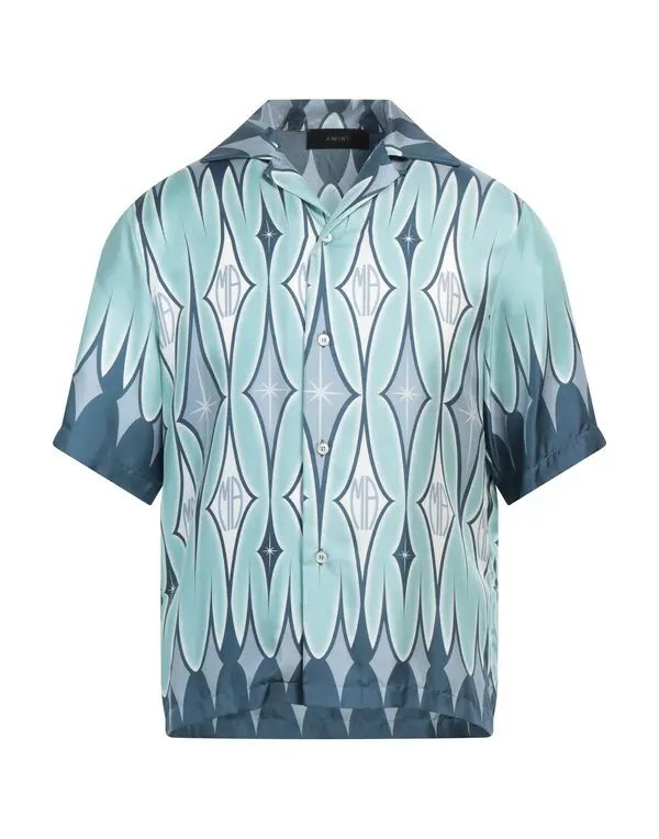 Amiri Shirt Size Silk - Blue