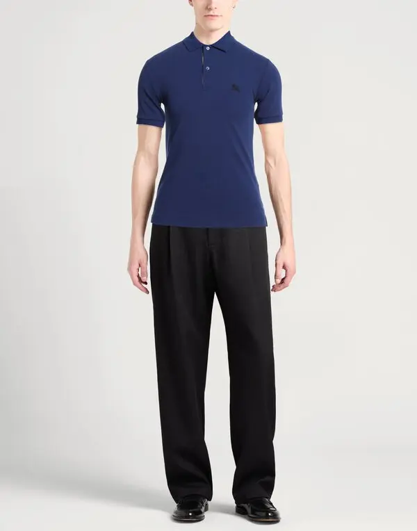 Burberry Polo Shirt Size Cotton, Elastane - Blue