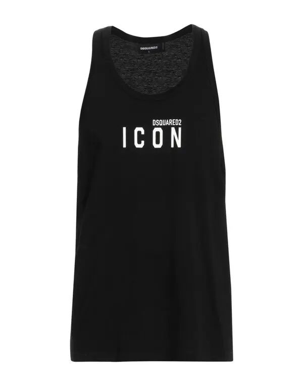 Dsquared2 Tank Top Size Cotton - Black