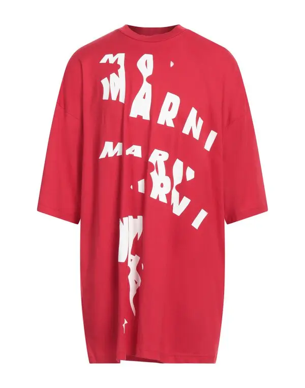 Marni T-shirt Size Organic Cotton - Red