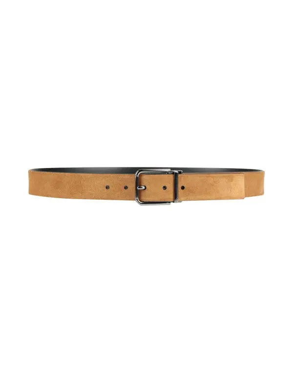 Dolce & Gabbana Calfskin Belt - Beige