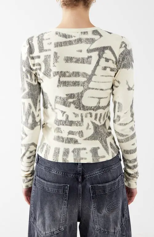 BDG URBAN OUTFITTERS Stamp Print Long Sleeve T-shirt