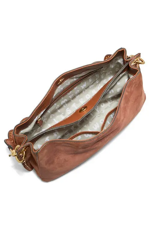 AIMEE Roma Shoulder Bag - Nutshell Suede