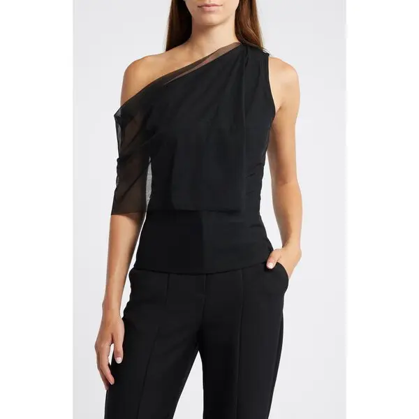 MARCELLA Zinnia One-shoulder Top