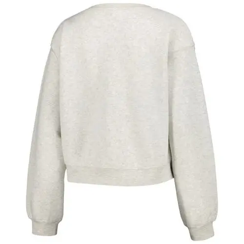 ZOOZATZ Michigan Wolverines Core Chenille Cropped Pullover Sweatshirt