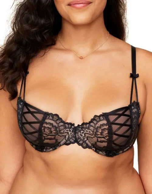 ADORE ME Enny Contour Balconette Bra - Black