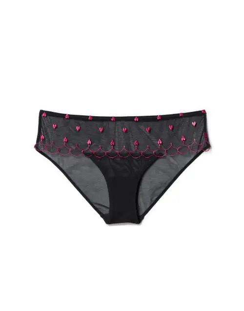 ADORE ME Bettie Hipster Panties - Black Hearts