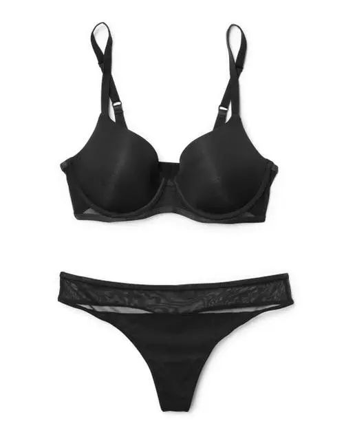 ADORE ME Fallon Contour Full Coverage Bra - Black
