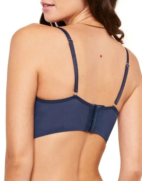 ADORE ME Margaritte Push Up Balconette Bra - Dark Blue