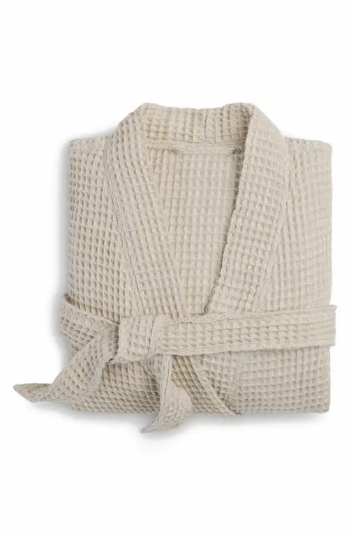 PARACHUTE Gender Inclusive Waffle Knit Cotton Robe - Tan