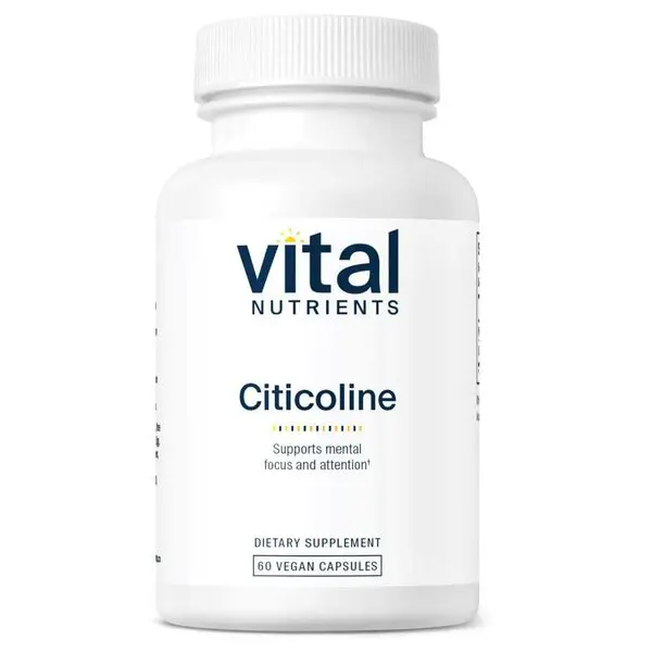 VITAL NUTRIENTS Citicoline 60 Capsules - One-color