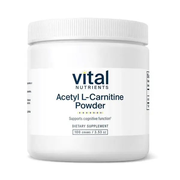 VITAL NUTRIENTS Acetyl L-carnitine Powder 100 Grams - One-color