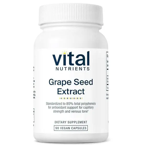 VITAL NUTRIENTS Grape Seed Extract 90 Capsules - One-color