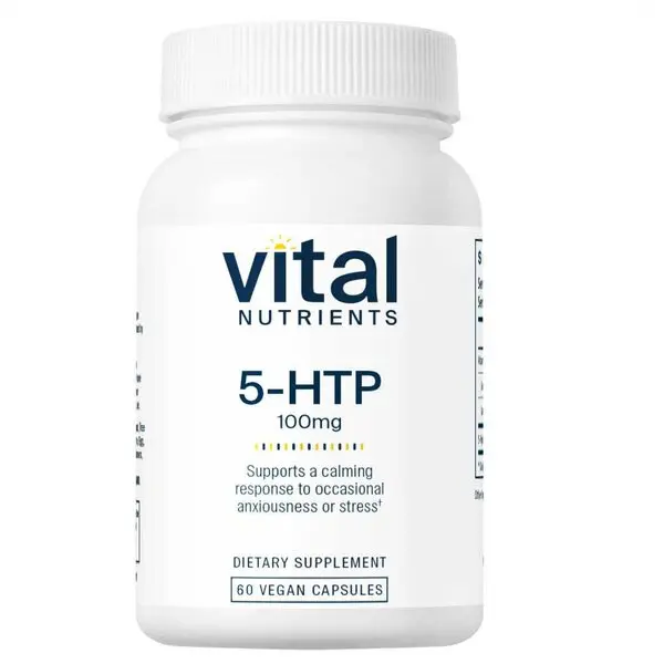 VITAL NUTRIENTS 5htp 100mg 60 Capsules - One-color