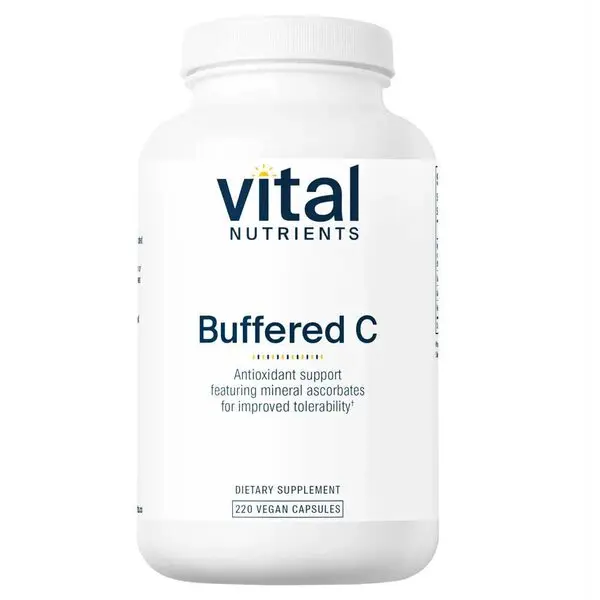 VITAL NUTRIENTS Buffered C 500mg 220 Capsules - One-color